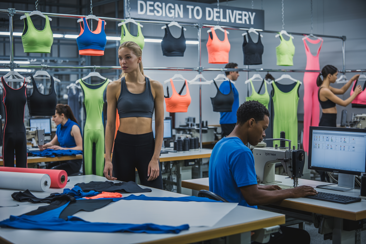 Custom Gym Wear Manufacturing: From Design to Delivery – A Complete Guide